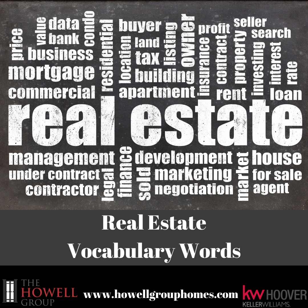 Real Estate Vocabulary Words for Beginners - Dianna Howell